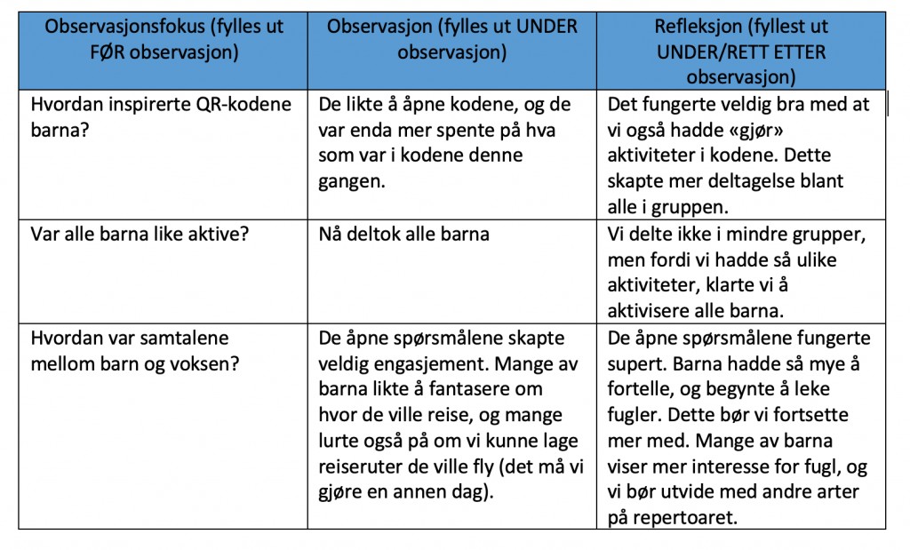 Lesson study i barnehagen - OsloVikenBarnehager